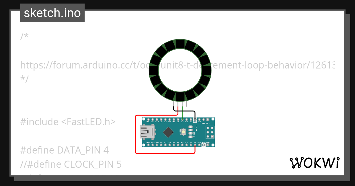 Nano Decrement Loop Behavior Wokwi Esp32 Stm32 Arduino Simulator