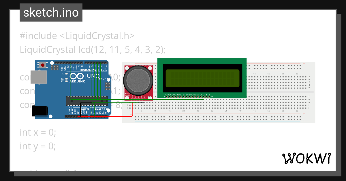 Joystick Wokwi Esp32 Stm32 Arduino Simulator 