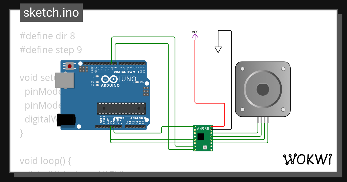 Stepper - Wokwi ESP32, STM32, Arduino Simulator Stepper - Wokwi ESP32, STM32, Arduino Simulator