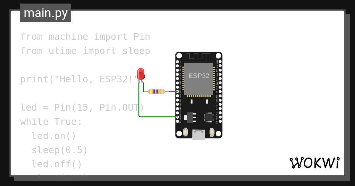 Micropython Blink Esp32 Copy Wokwi Esp32 Stm32 Arduino Simulator 2531