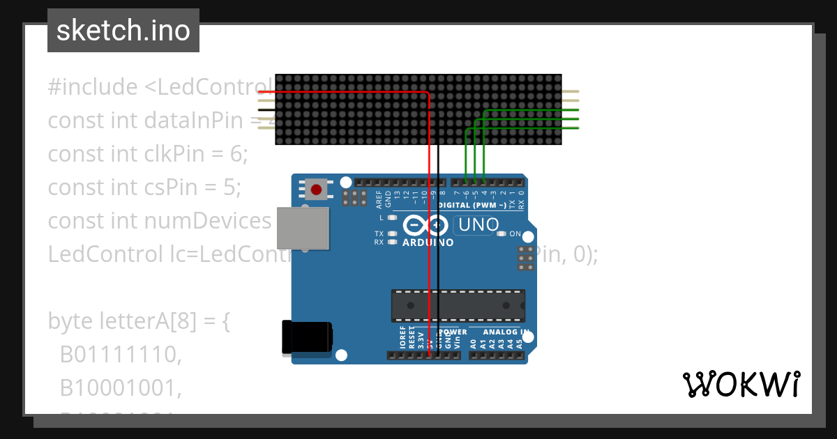 Ledcontrol Wokwi Esp32 Stm32 Arduino Simulator 