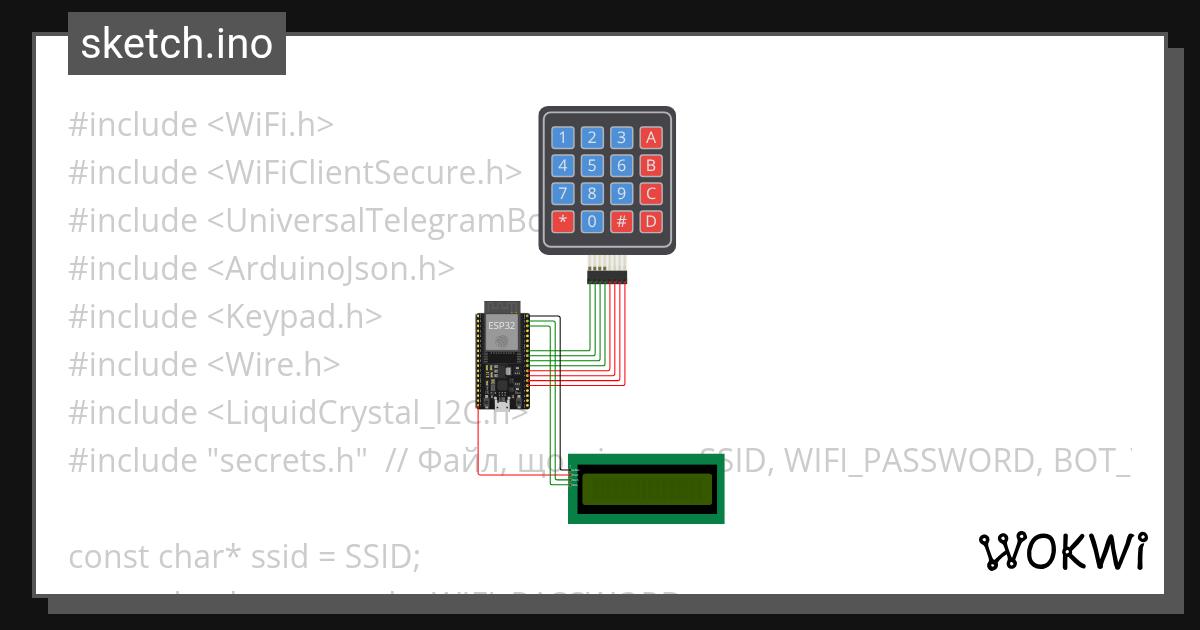 project second - Wokwi ESP32, STM32, Arduino Simulator