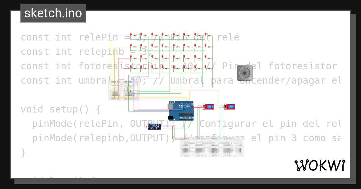 Photoresistor Wokwi Esp32 Stm32 Arduino Simulator 6819