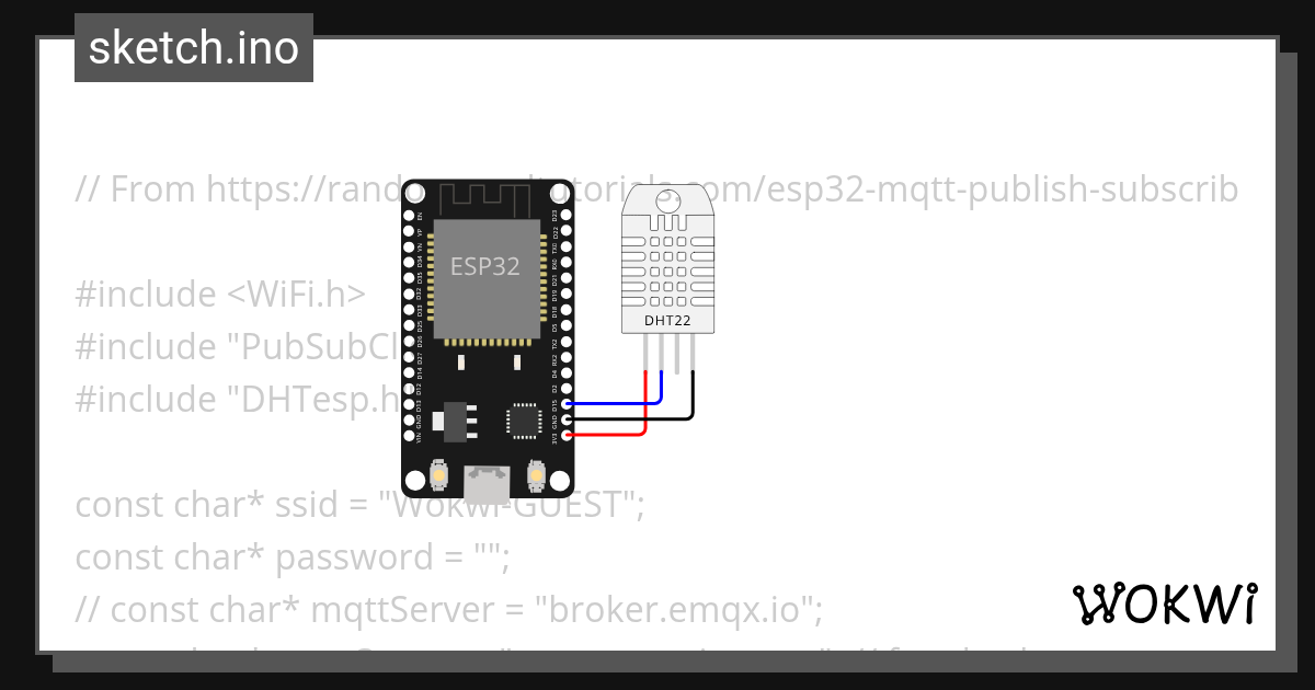 esp_23_mqtt_server_via_broker_dht22Z - Wokwi ESP32, STM32, Arduino Simulator