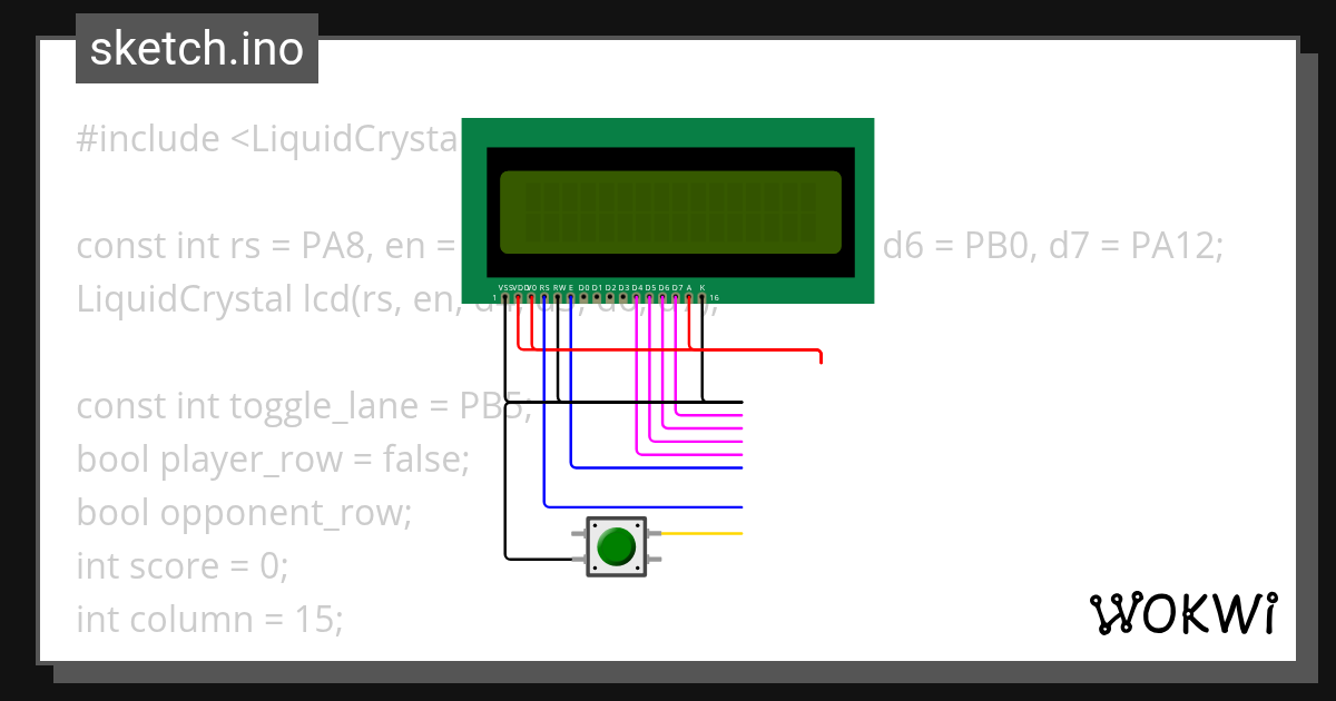 Ascii Racer Wokwi Esp32 Stm32 Arduino Simulator 0856