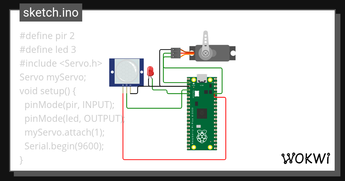 Automated door opening system - Wokwi ESP32, STM32, Arduino Simulator Automated door opening system - Wokwi ESP32, STM32, Arduino Simulator