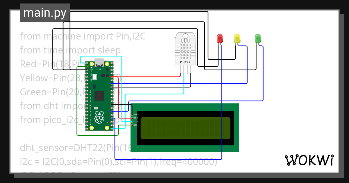 Weather Station Wokwi Esp32 Stm32 Arduino Simulator
