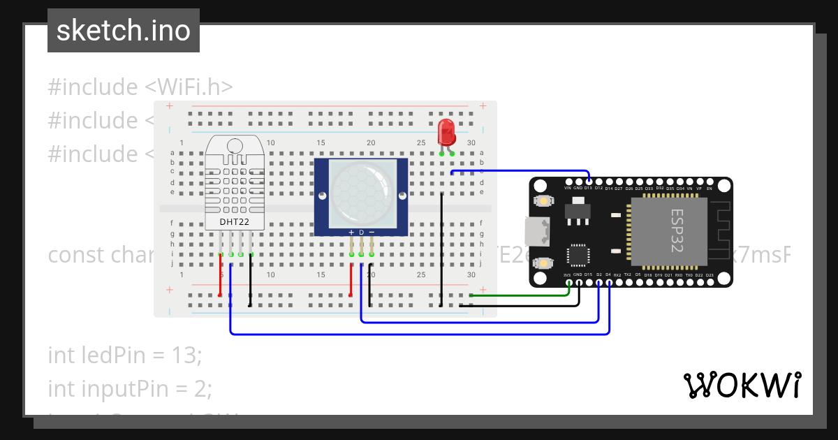 Temp line notify Copy - Wokwi ESP32, STM32, Arduino Simulator