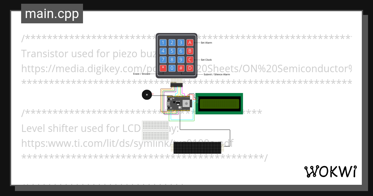 Elec Busy Board modified - Wokwi ESP32, STM32, Arduino Simulator