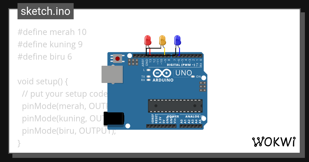 latihan3 - Wokwi ESP32, STM32, Arduino Simulator