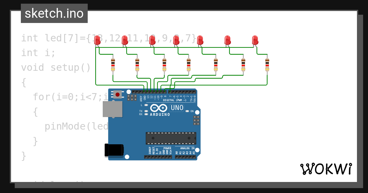 Backblinkled Wokwi Esp32 Stm32 Arduino Simulator