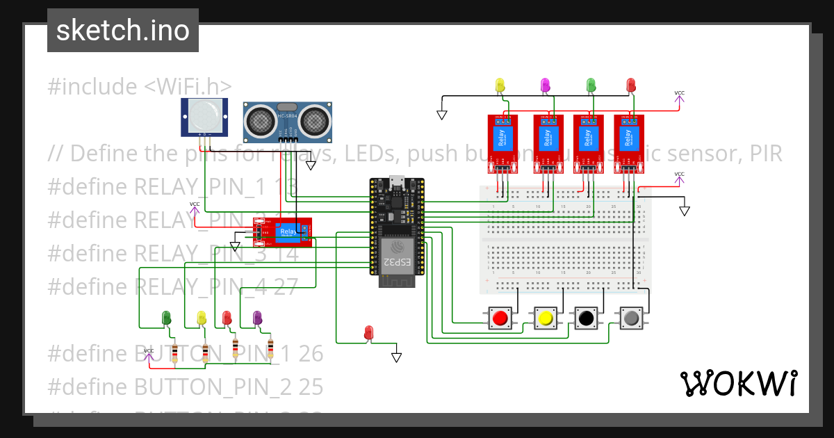 phase 3 - Wokwi ESP32, STM32, Arduino Simulator
