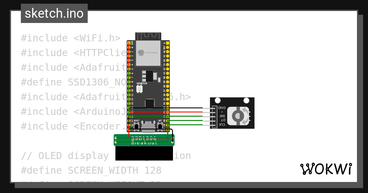 Futur Volume Knob With Interface Bad Copy Wokwi Esp32 Stm32 Arduino Simulator