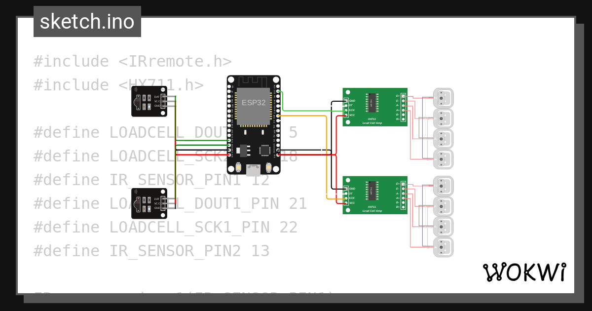 Occupant Detection Wokwi Esp32 Stm32 Arduino Simulator 9676