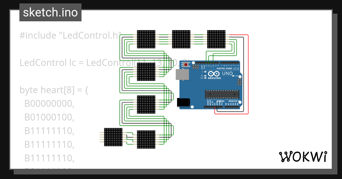 Corazon Wokwi Esp32 Stm32 Arduino Simulator 