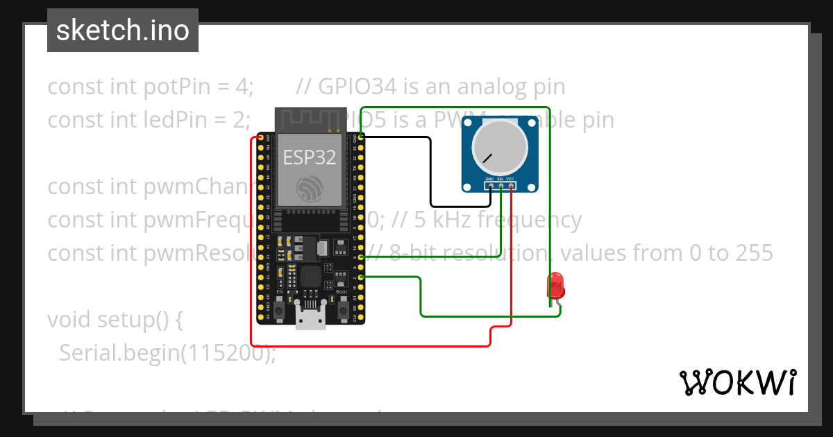 pot value_pwm - Wokwi ESP32, STM32, Arduino Simulator