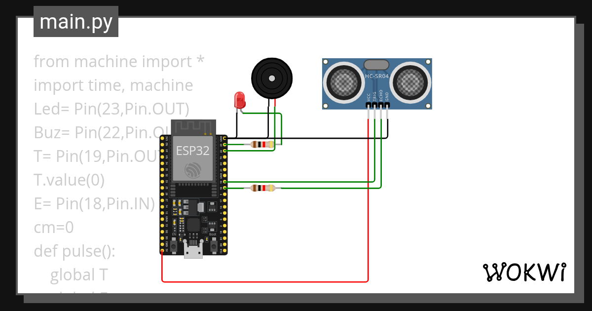 Detector Wokwi Esp32 Stm32 Arduino Simulator 