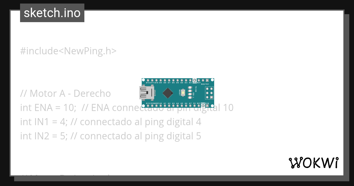 carro seguidor de linea darien y frankelmy Revicion1 - Wokwi ESP32, STM32, Arduino Simulator