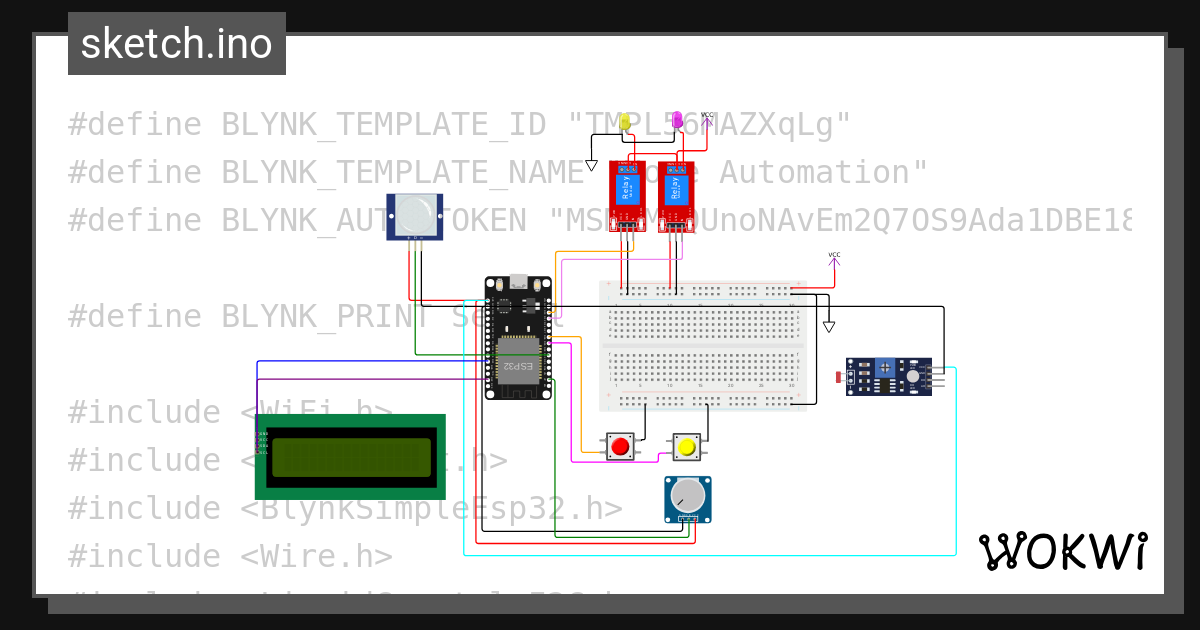 Home Automation Cw Wokwi Esp32 Stm32 Arduino Simulator 7661