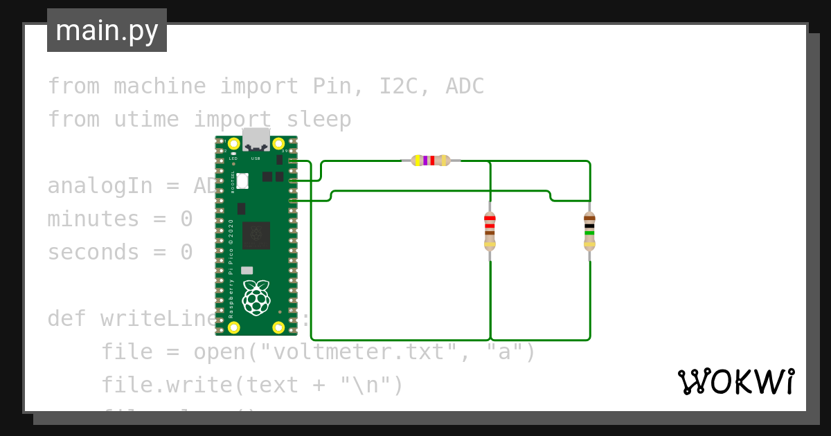 Voltimetro Wokwi Esp32 Stm32 Arduino Simulator