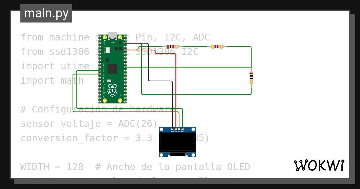 Pantalla Ohmetro Wokwi Esp32 Stm32 Arduino Simulator 4066