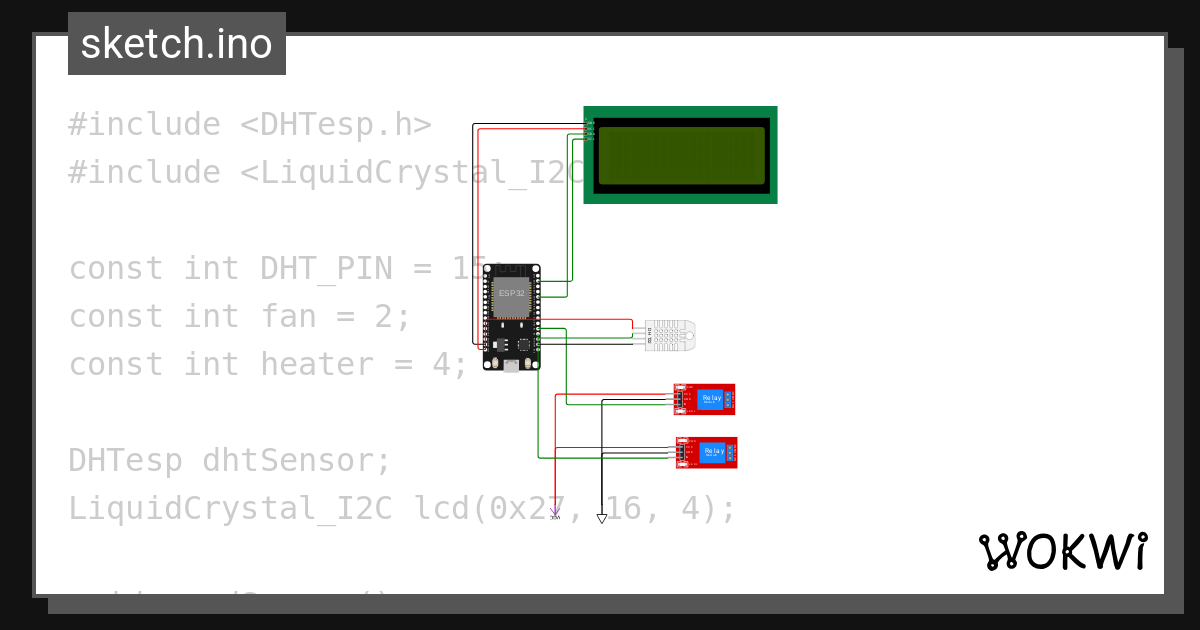 Fan And Heater Project Copy Wokwi Esp32 Stm32 Arduino Simulator