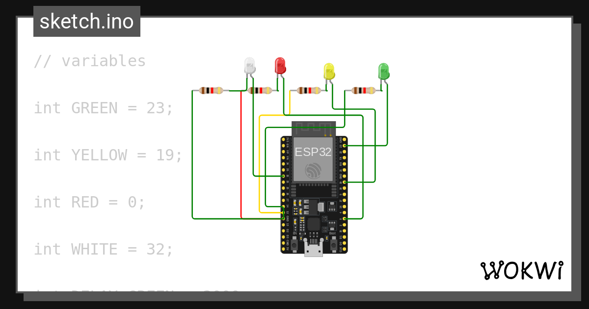 Safira 3 Led Wokwi Esp32 Stm32 Arduino Simulator 4159