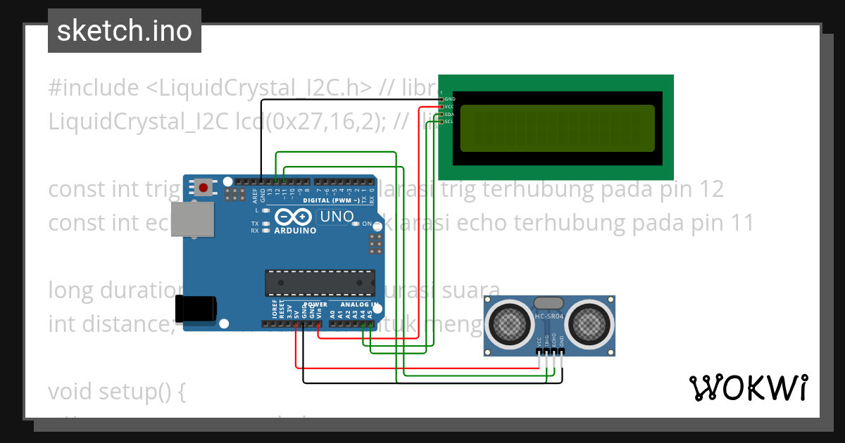 gabungan lcd - Wokwi ESP32, STM32, Arduino Simulator