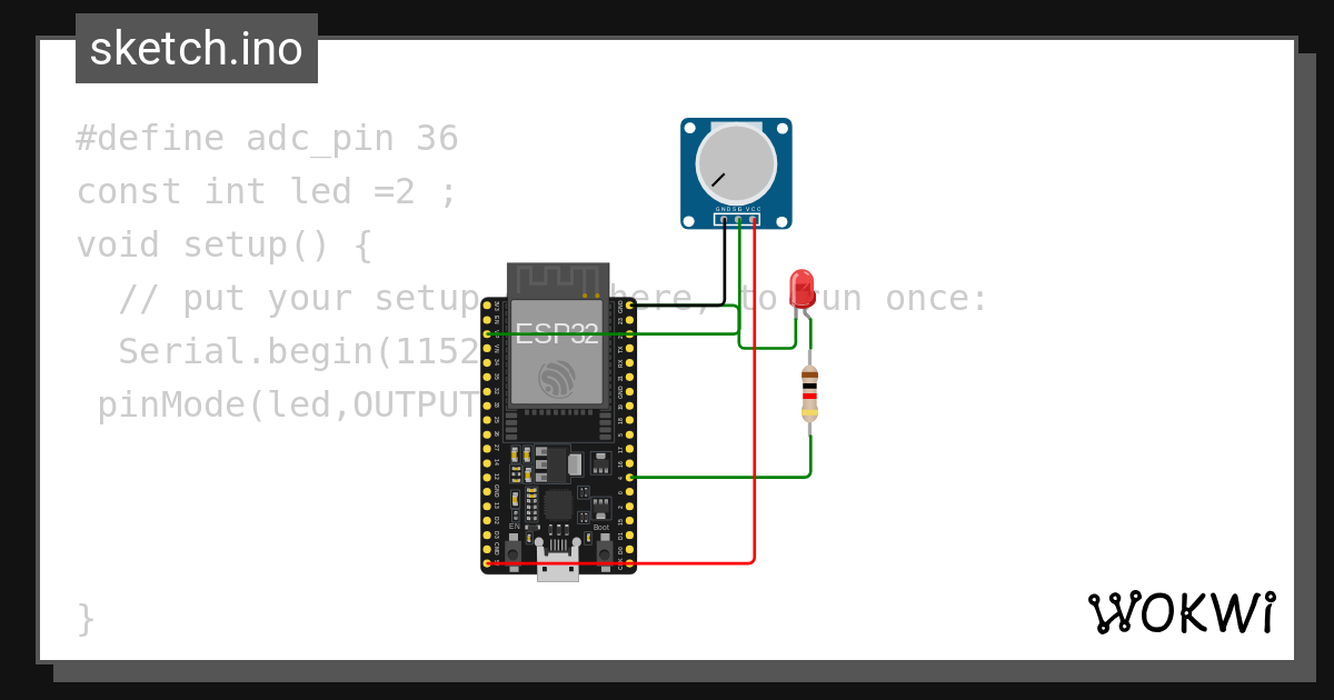 Led Controll Wokwi Esp32 Stm32 Arduino Simulator