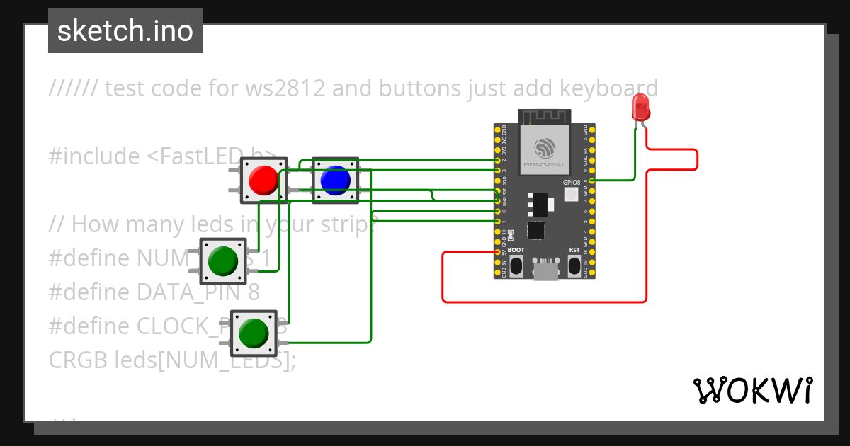 esp32 keyas working add ble - Wokwi ESP32, STM32, Arduino Simulator