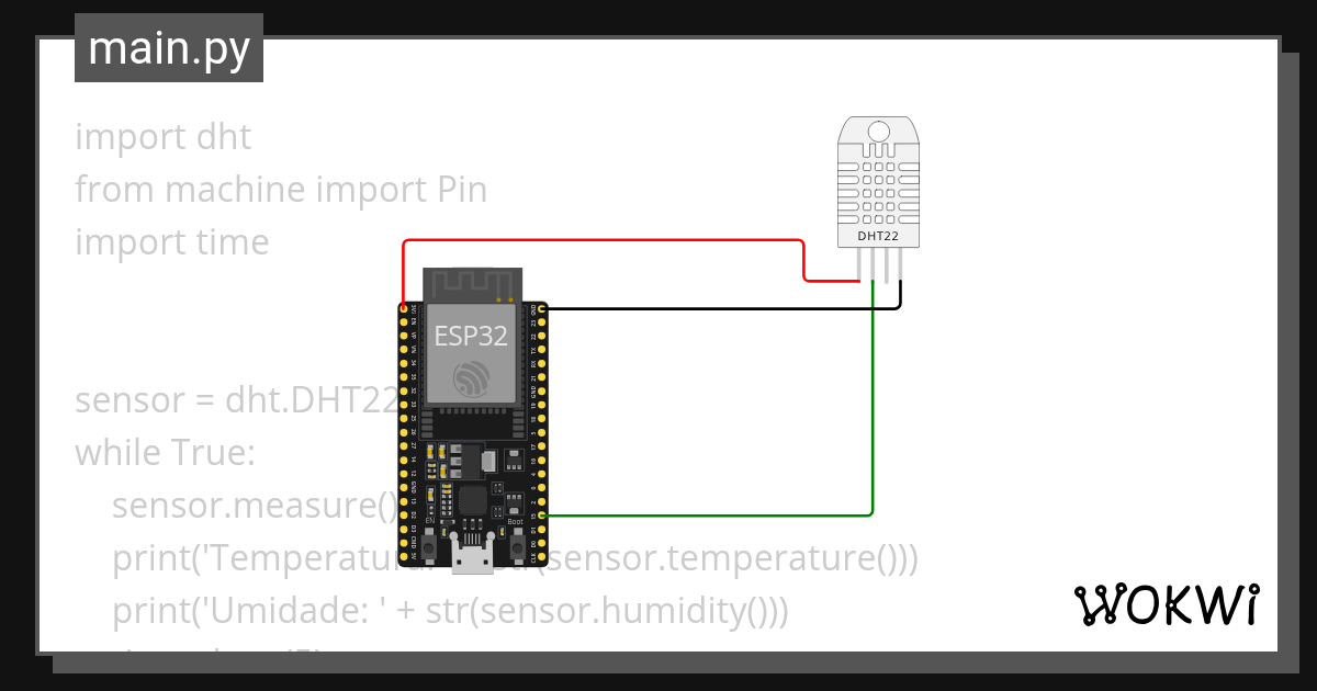 DHT - Wokwi ESP32, STM32, Arduino Simulator