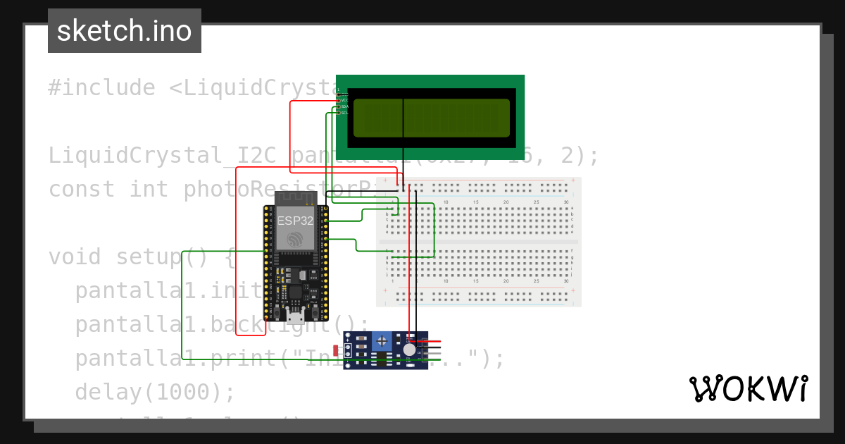 Lcd Con Fotoresistor Wokwi Esp32 Stm32 Arduino Simulator 6378