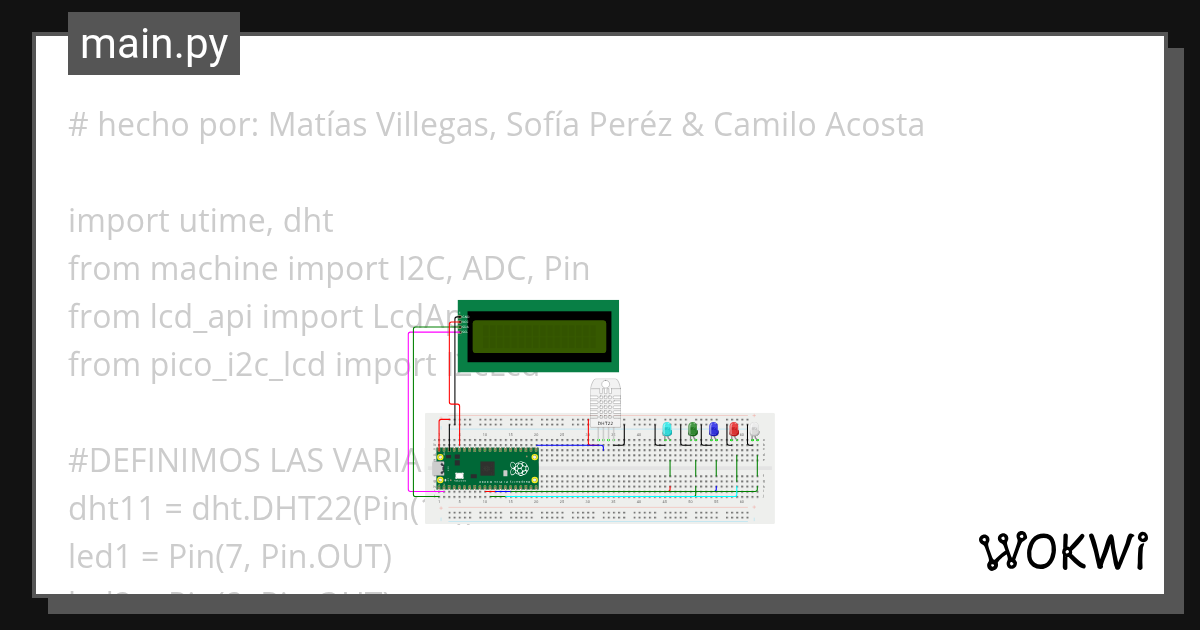 humidity & temp sensor - Wokwi ESP32, STM32, Arduino Simulator