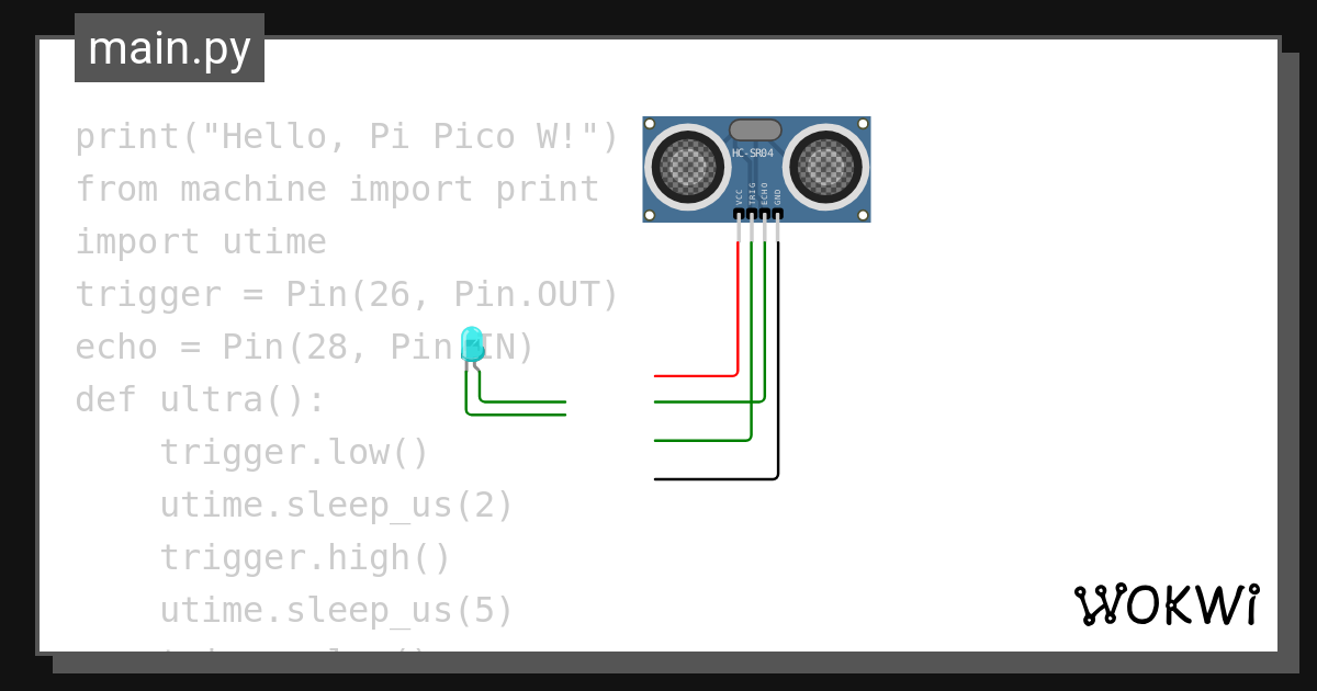 Distance Wokwi Esp32 Stm32 Arduino Simulator 4529