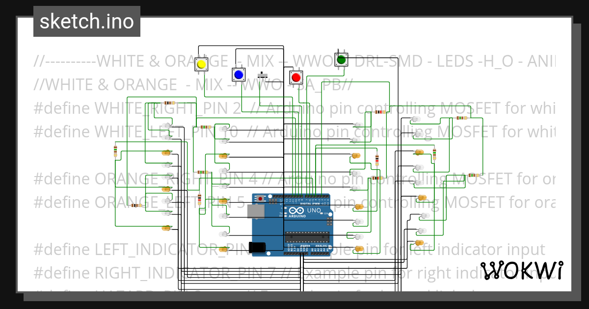 WHITE & ORANGE - MIX -- WWO - OKAY - Wokwi ESP32, STM32, Arduino Simulator