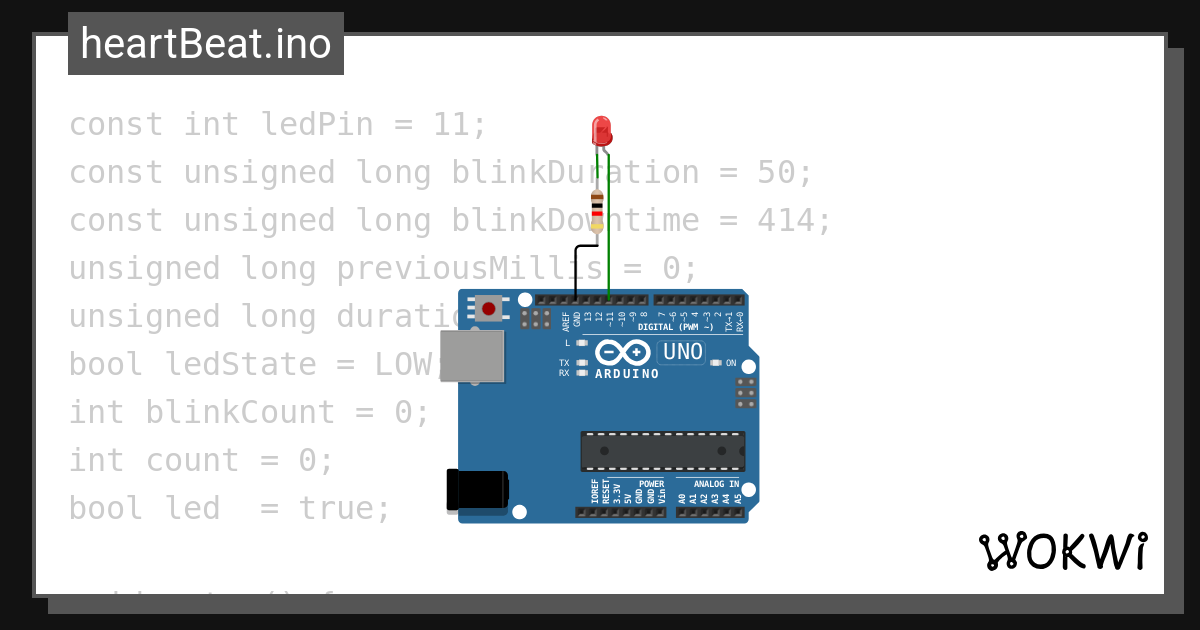 Heartbeat Wokwi Esp32 Stm32 Arduino Simulator