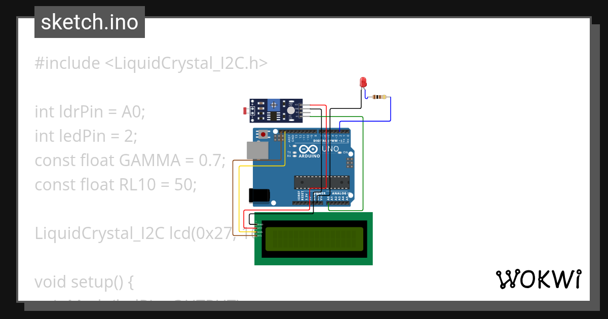 LDR Copy - Wokwi ESP32, STM32, Arduino Simulator