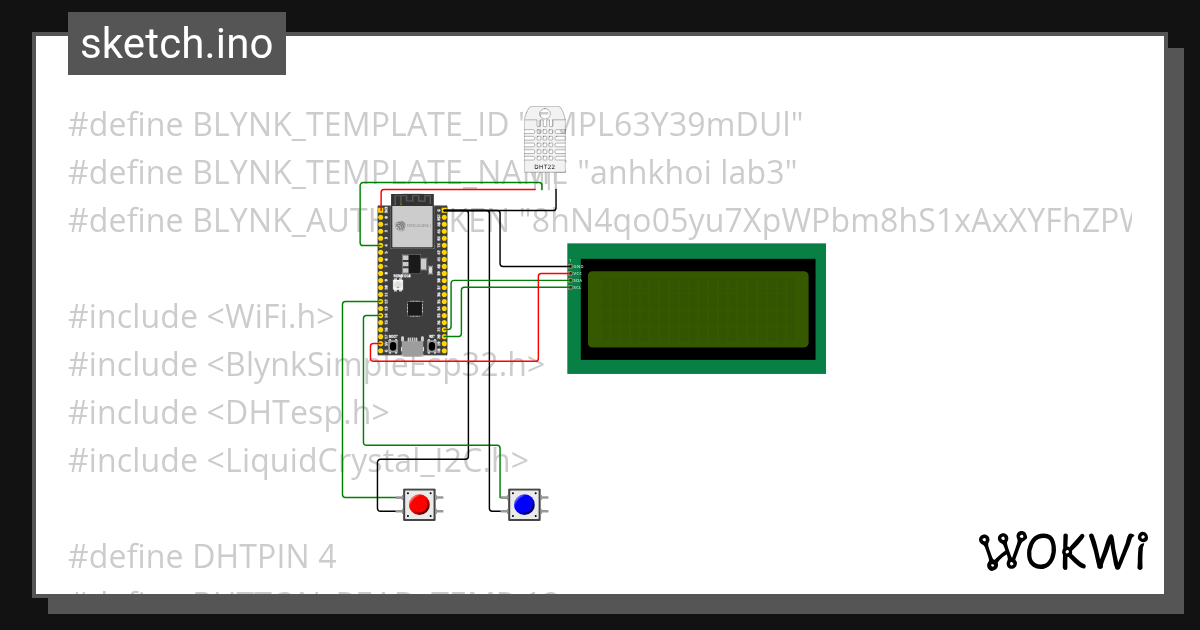lab3 - Wokwi ESP32, STM32, Arduino Simulator
