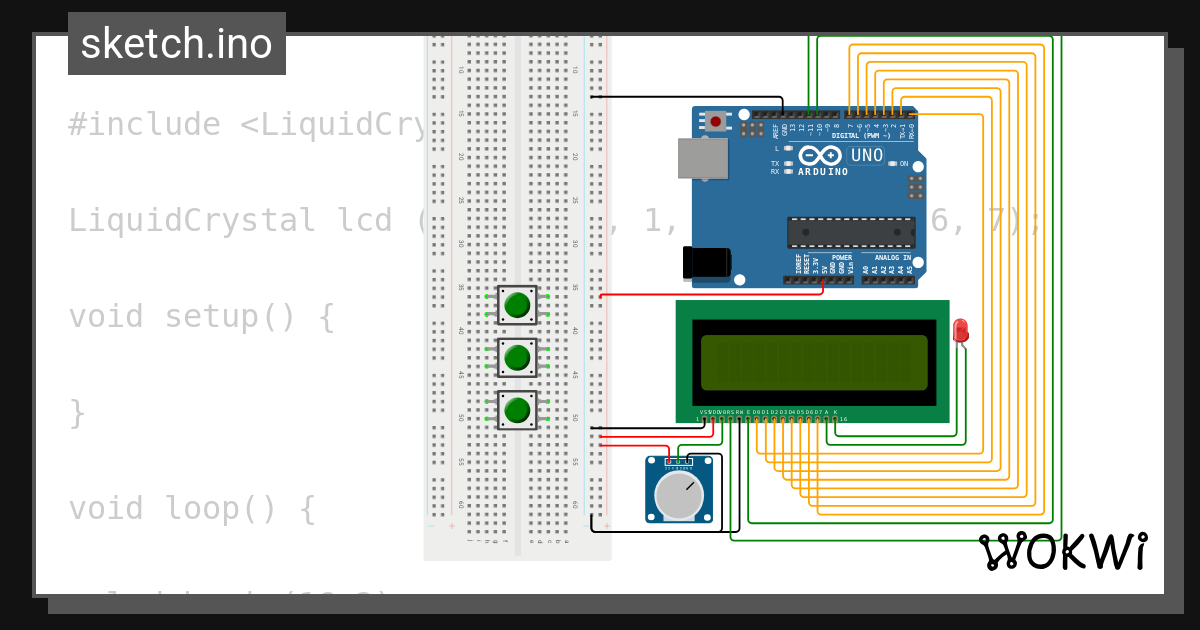 Lcd Test Program Wokwi Esp32 Stm32 Arduino Simulator 7022