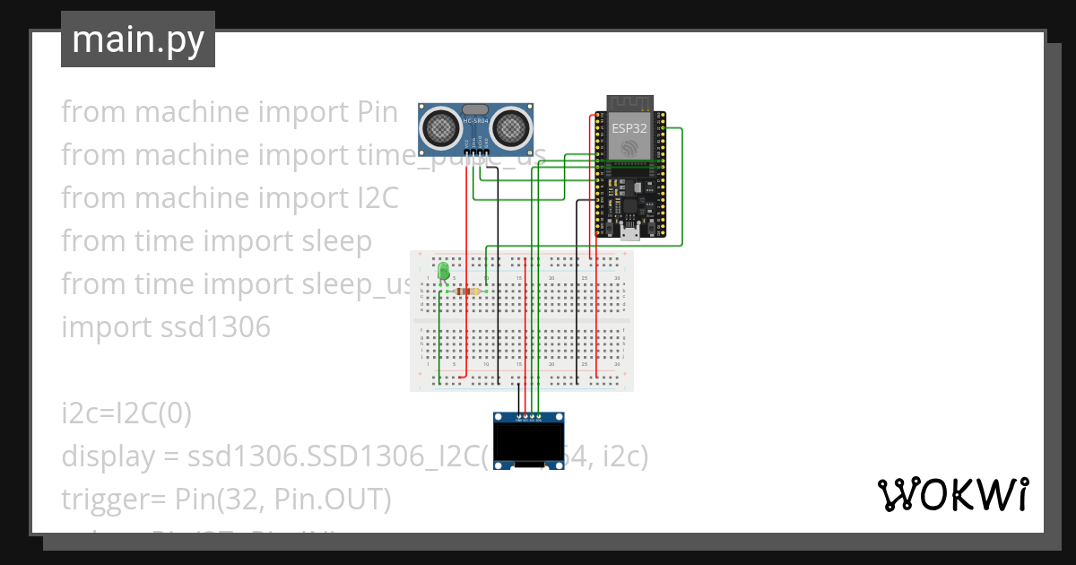ultrasuoni Copy - Wokwi ESP32, STM32, Arduino Simulator