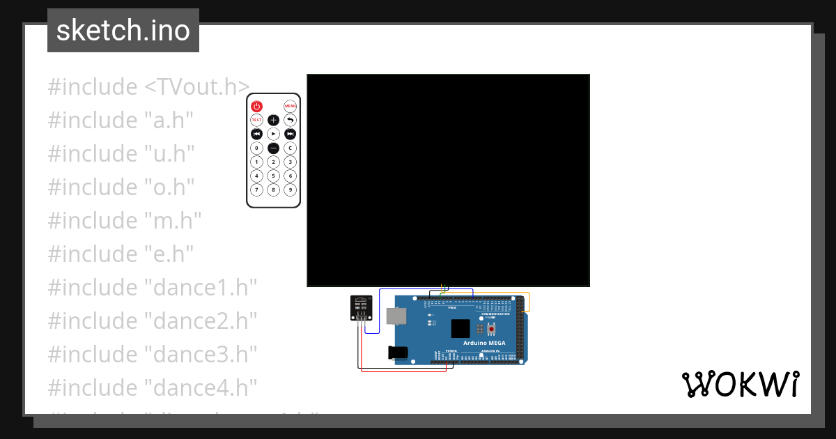 Television-P - Wokwi ESP32, STM32, Arduino Simulator