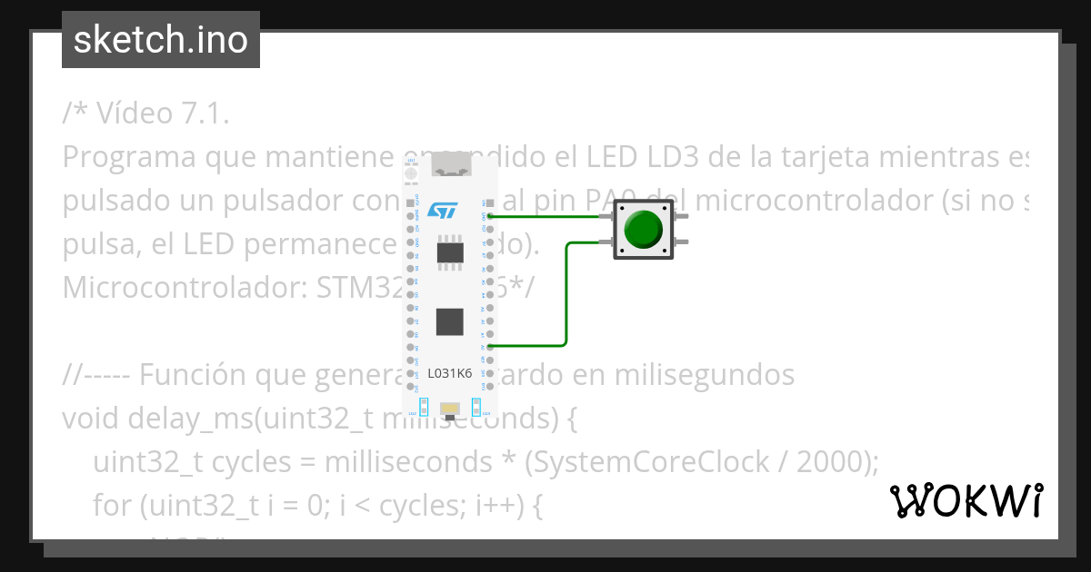 T7_1 - Wokwi ESP32, STM32, Arduino Simulator