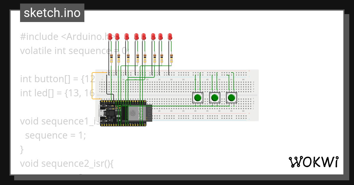 activity 3 - Wokwi ESP32, STM32, Arduino Simulator
