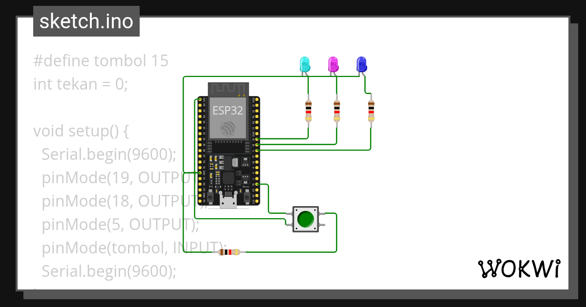 hello esp32 - Wokwi ESP32, STM32, Arduino Simulator