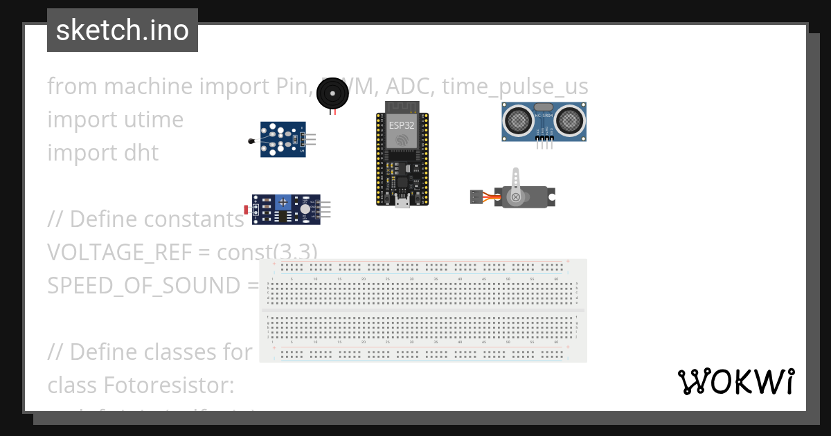 Progetto iot tenda - Wokwi ESP32, STM32, Arduino Simulator