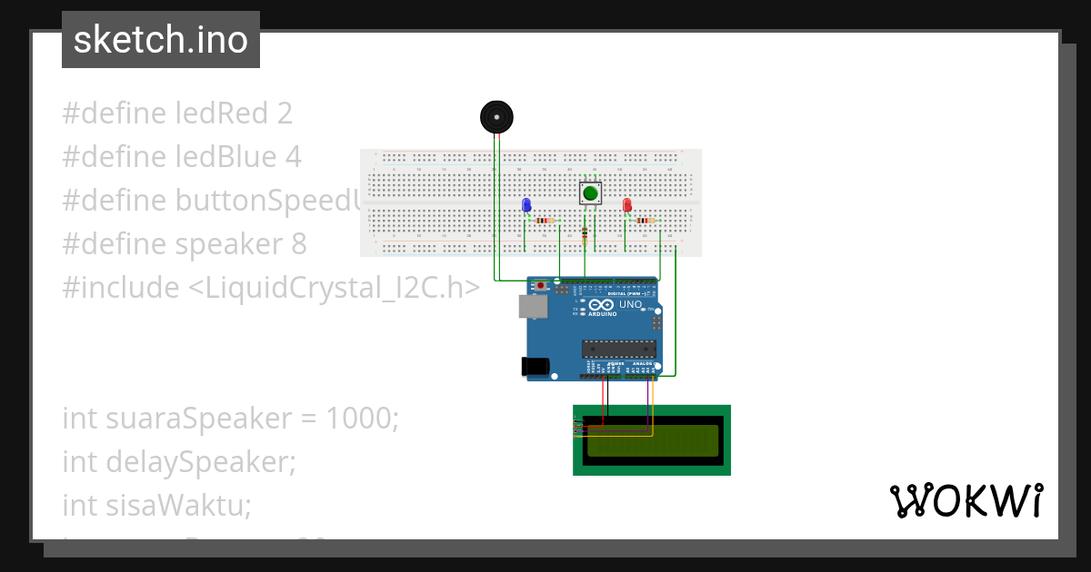 Belajar Day 2 - Wokwi ESP32, STM32, Arduino Simulator