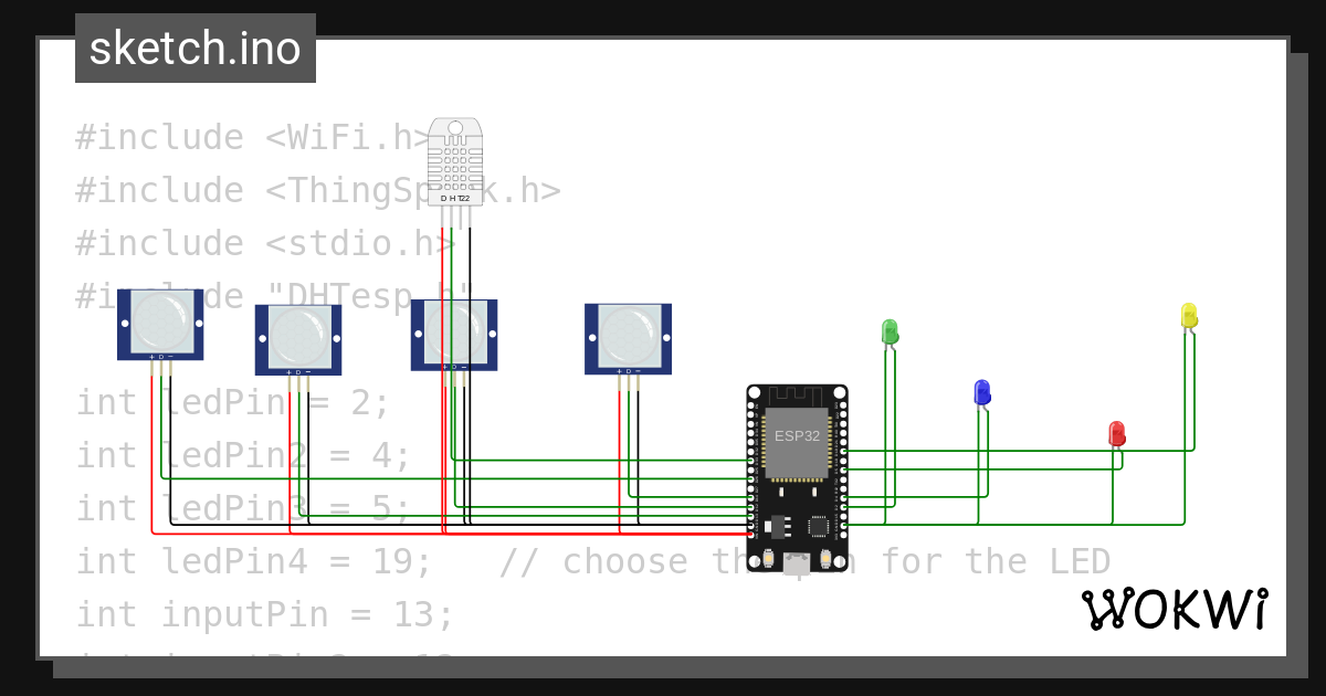 Smart Home Energy Management System Wokwi Esp32 Stm32 Arduino Simulator 2375