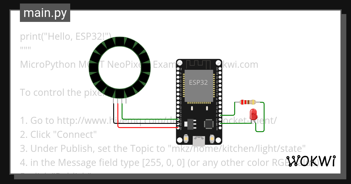 W8 MIT APP Inverter Demo March/2024 Copy - Wokwi ESP32, STM32, Arduino Simulator
