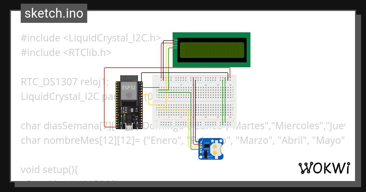 LAB2 - Ejercicio 5 - Wokwi ESP32, STM32, Arduino Simulator
