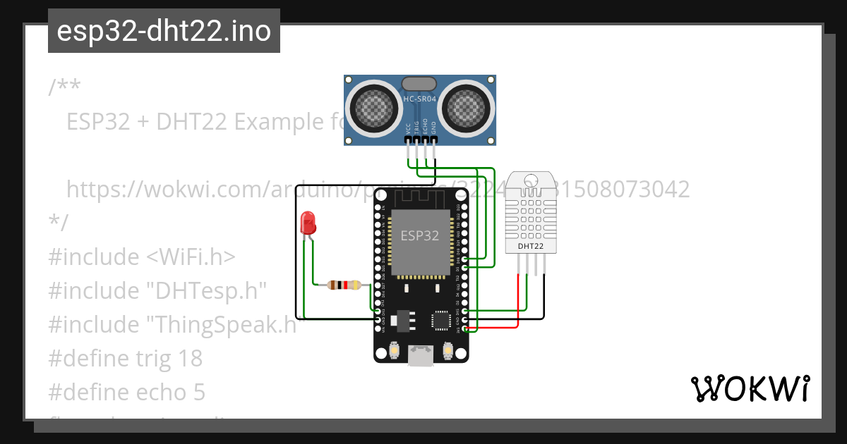 Thingspeak Project Terbaru Wokwi Esp32 Stm32 Arduino Simulator